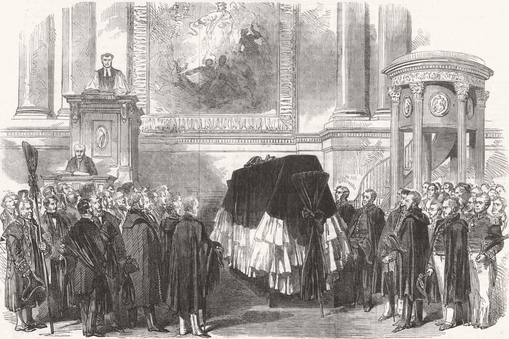 GREENWICH HOSPITAL. Funeral of the late Sir Edward Parry, in the Chapel ...