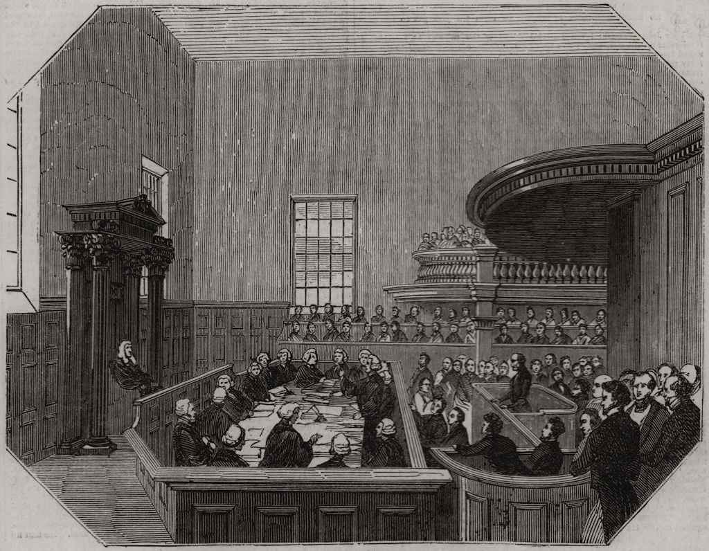 The court-house at Aylesbury - trial of John Tawell. Buckinghamshire ...