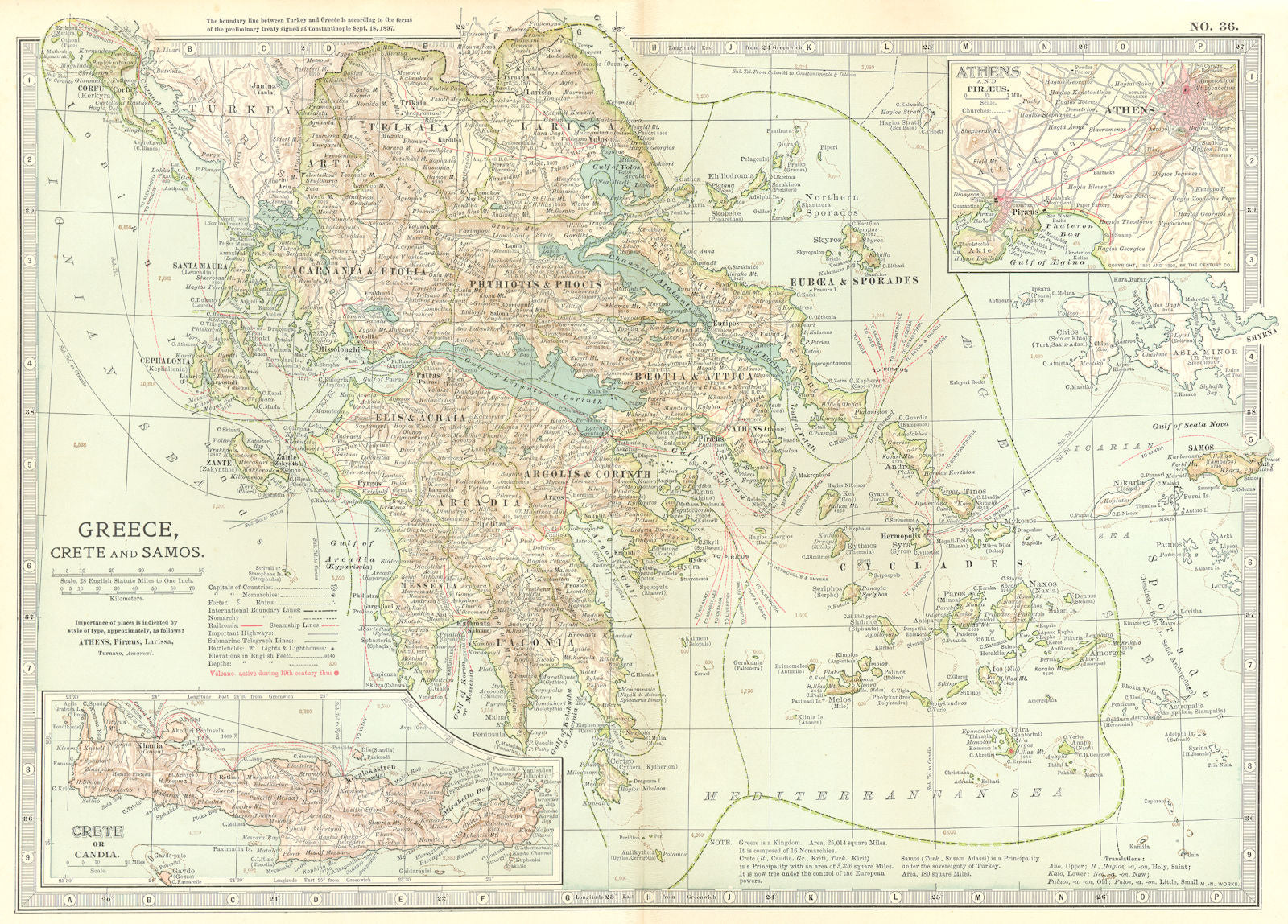 GREECE.Greco-Turkish war 1897,Greek revolution 1821-27 battles/dates ...