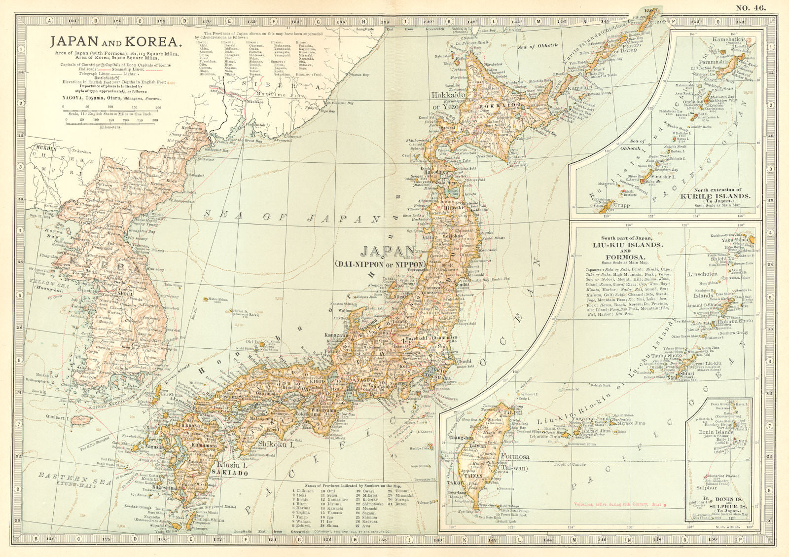 JAPAN KOREA. Sino-Japanese war 1894 Shimonoseki 1863/4 battles/dates ...