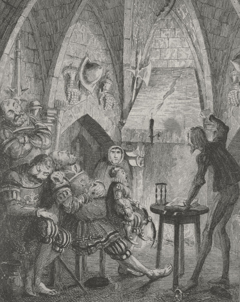 PRIESTS. Edward Underhill preaching Gate Tower c1845 old antique print ...