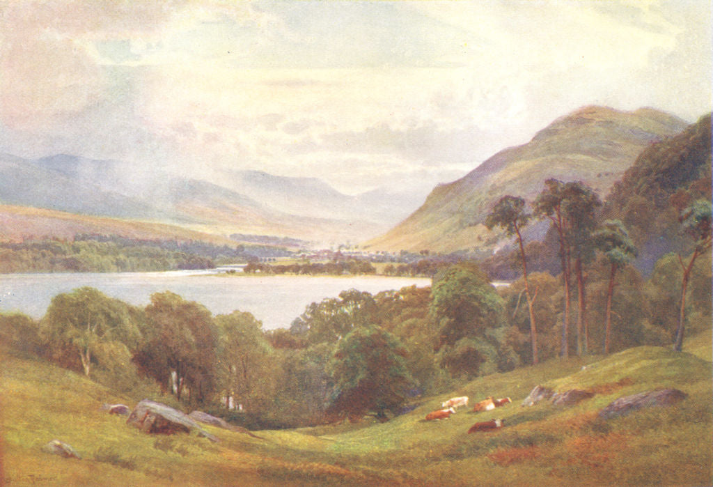 SCOTLAND. Killin, Head of Loch Tay, Perthshire 1904 old antique print ...