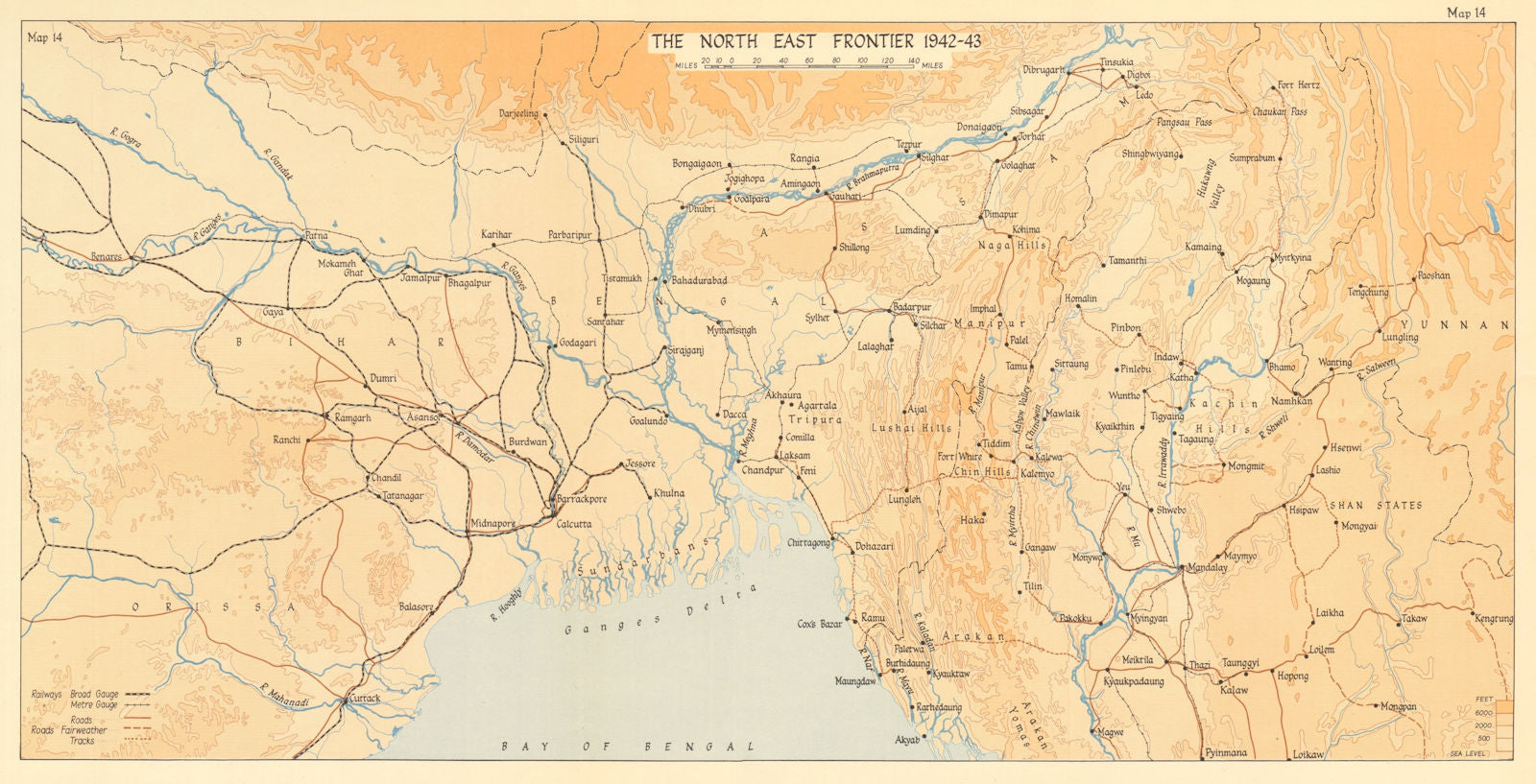 India North East Frontier 1942-43. Burma Campaign World War 2 1961 old ...
