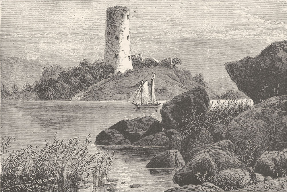 SWEDEN. Stegeborg Castle 1890 old antique vintage print picture ...