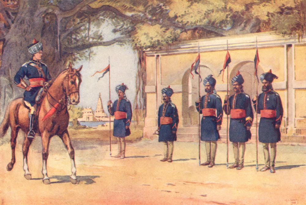 10TH DUKE CAMBRIDGE'S LANCERS. Quarter Guard; Dogra; Sikh; Punjabi ...