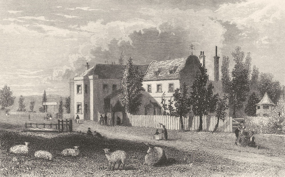 LONDON. Copenhagen house, Islington. DUGDALE 1845 old antique print ...
