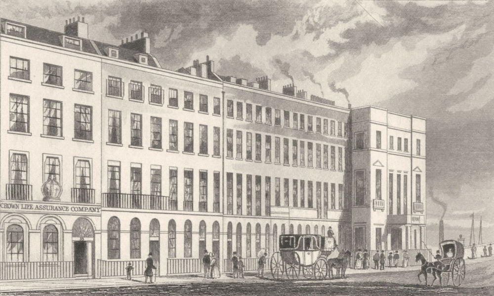 LONDON. New Bridge Street, Blackfriars, London. DUGDALE 1845 old ...