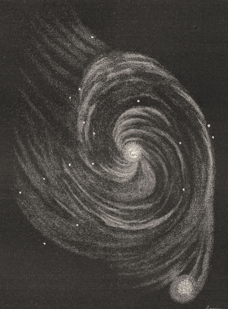 ASTRONOMY. Running Dog Nebula IC1805 seen through Lord Rosse's ...