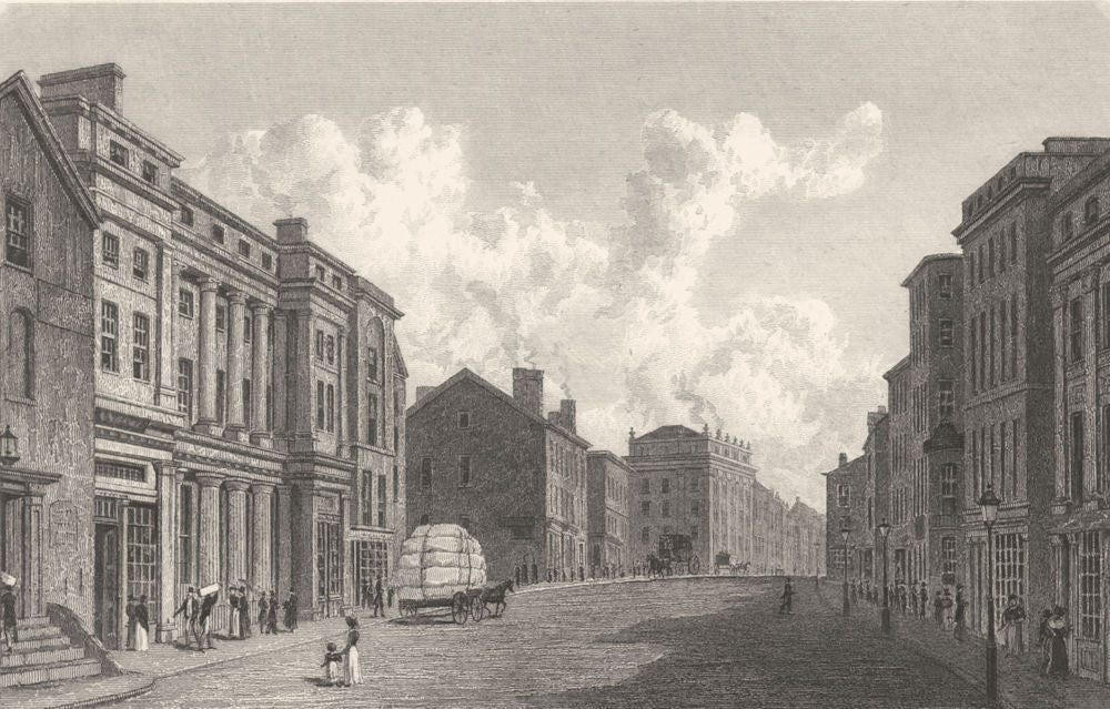 MANCHESTER. Manchester (Westall) 1834 old antique vintage print picture ...