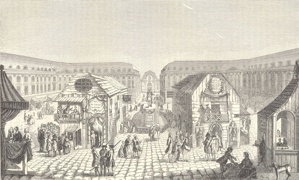 18C FRANCE. Paris. St. Ovide Fair. Place Louis-le-Grand (Place Vendôme ...