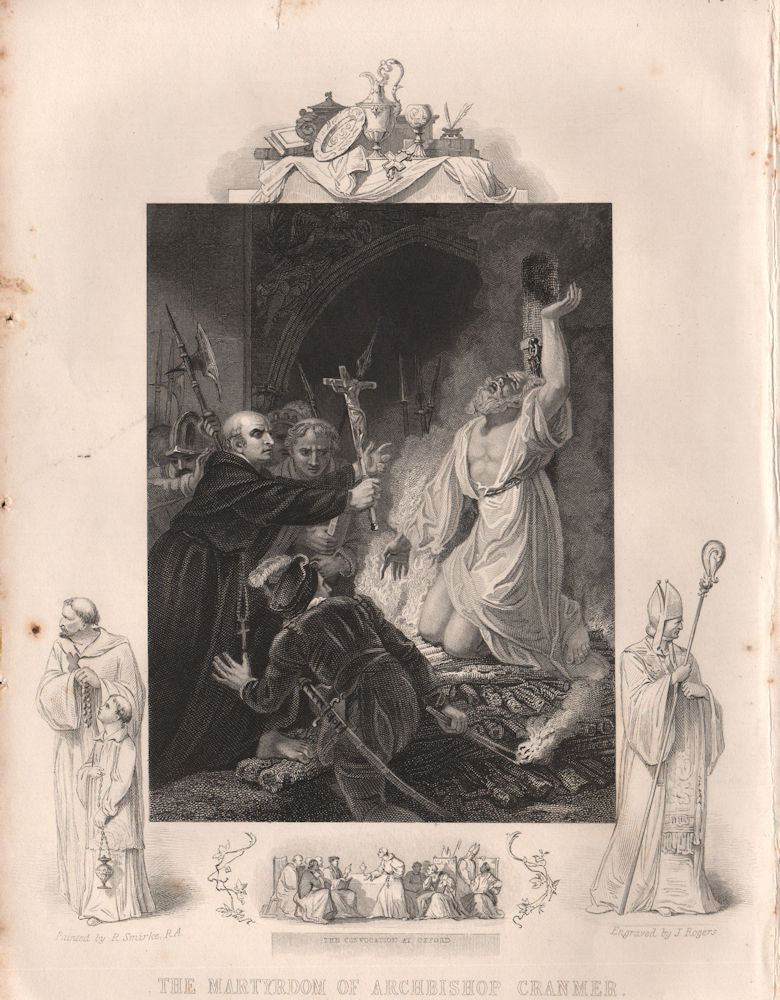 BRITISH HISTORY. The Martyrdom of Archbishop Cranmer. Oxford ...
