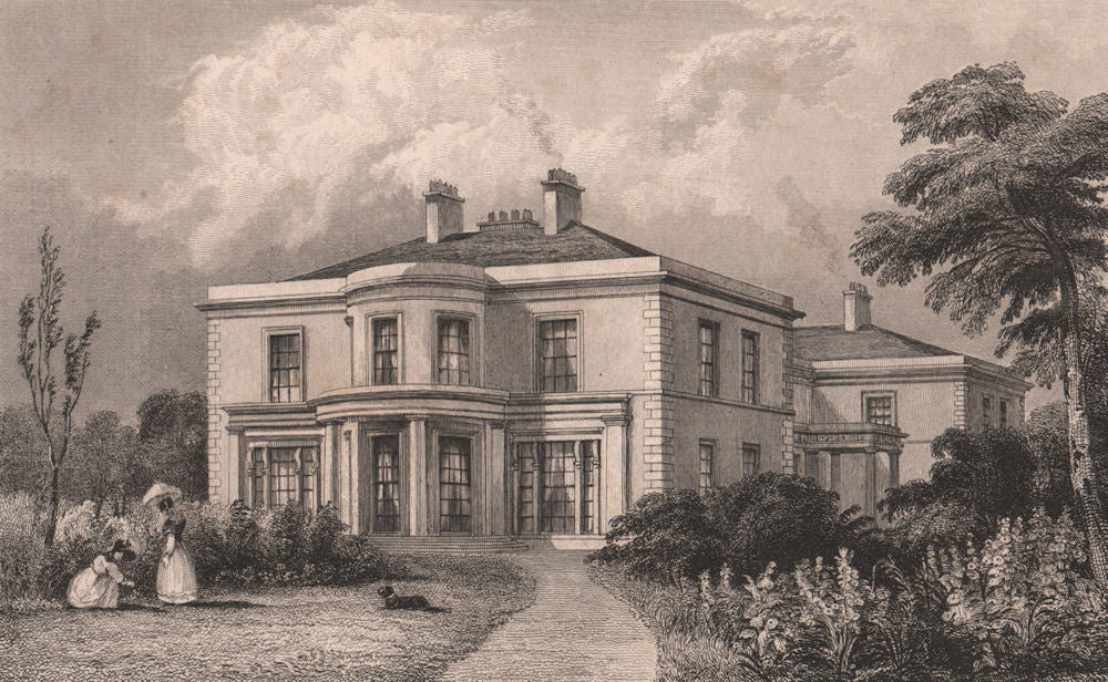 Hulton Hall, Lancashire. Demolished 1958. Manchester. HARWOOD 1829 old ...