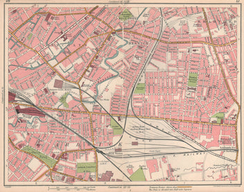 MANCHESTER EAST. Ancoats New Islington Ardwick Beswick 1927 old vintage ...