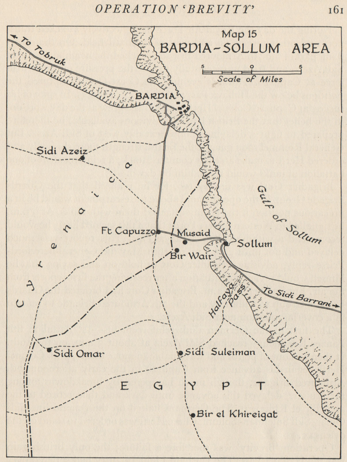 WW2 NORTH AFRICAN CAMPAIGN 1941. Bardia-Sollum Area. Libya 1956 old map ...