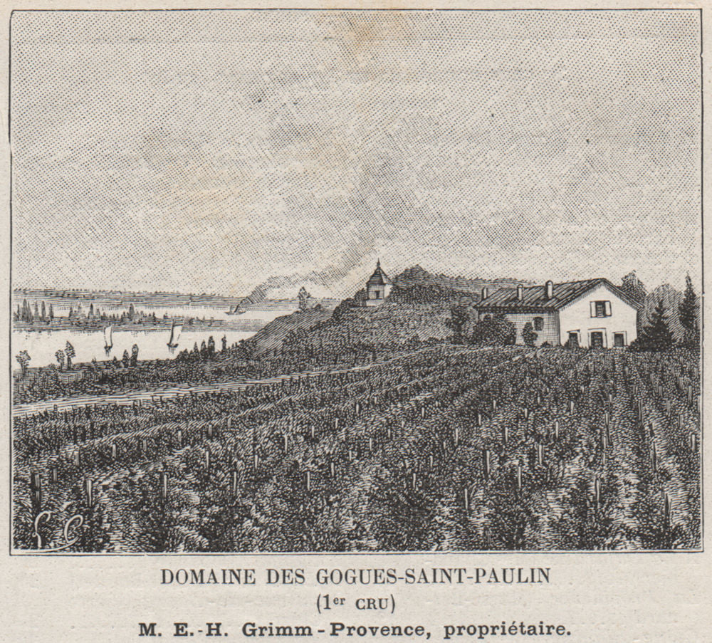 Domaine des Gogues-Saint-Paulin (1er Cru). Grimm-Provence. Bordeaux ...