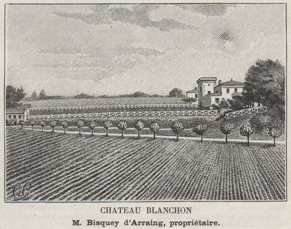 ENTRE-DEUX-MERS. LE TOURNE. Chateau Blanchon. D'Arraing. Bordeaux ...
