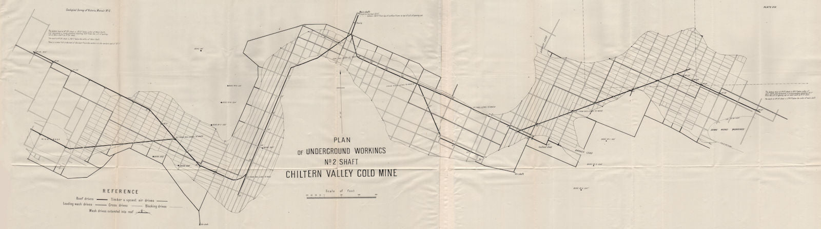 No. 2 Shaft Chiltern Valley Gold Mine. Victoria, Australia. Mining 1909 ...