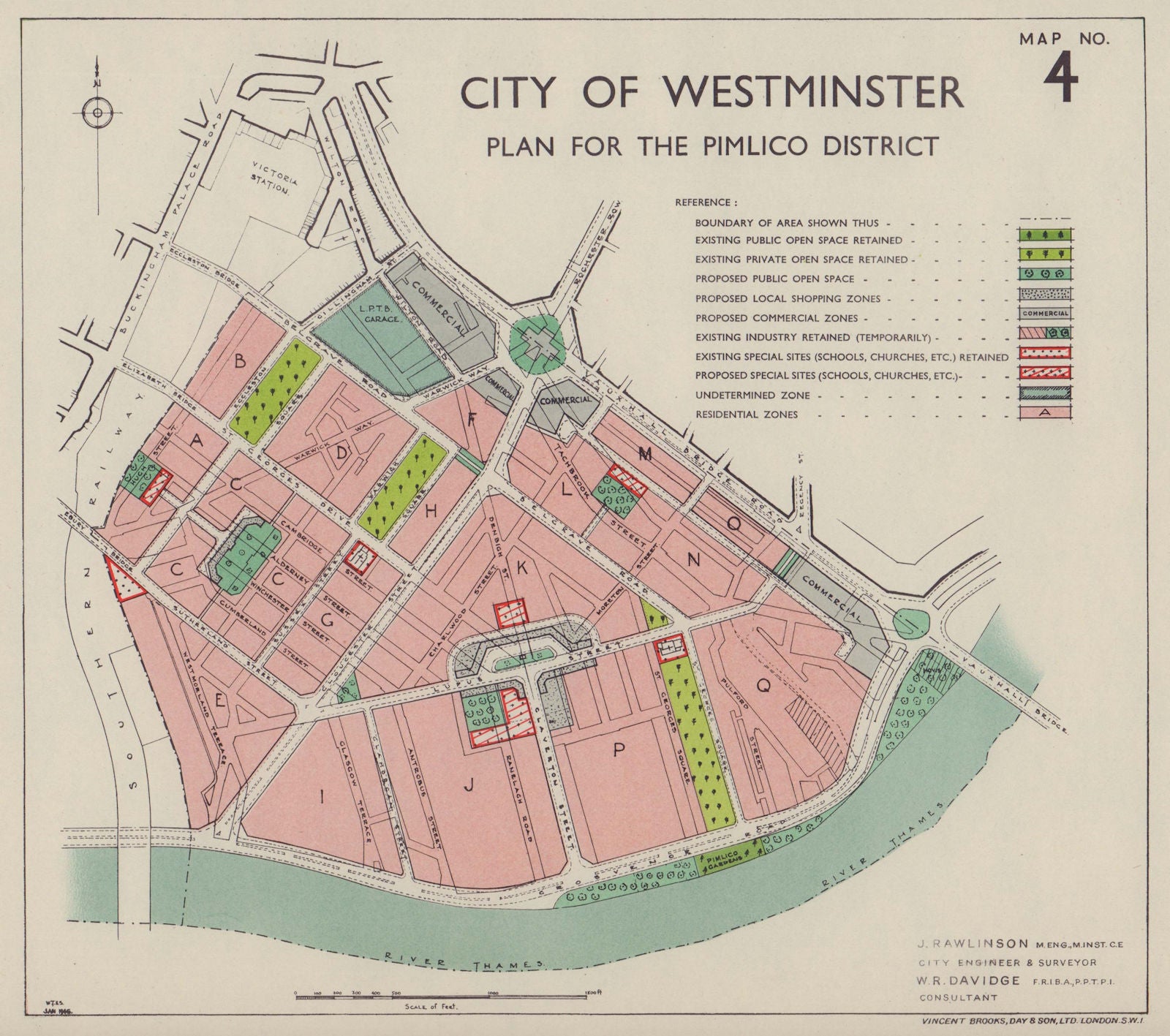 City of Westminster plan for the redevelopment of Pimlico. RAWLINSON ...