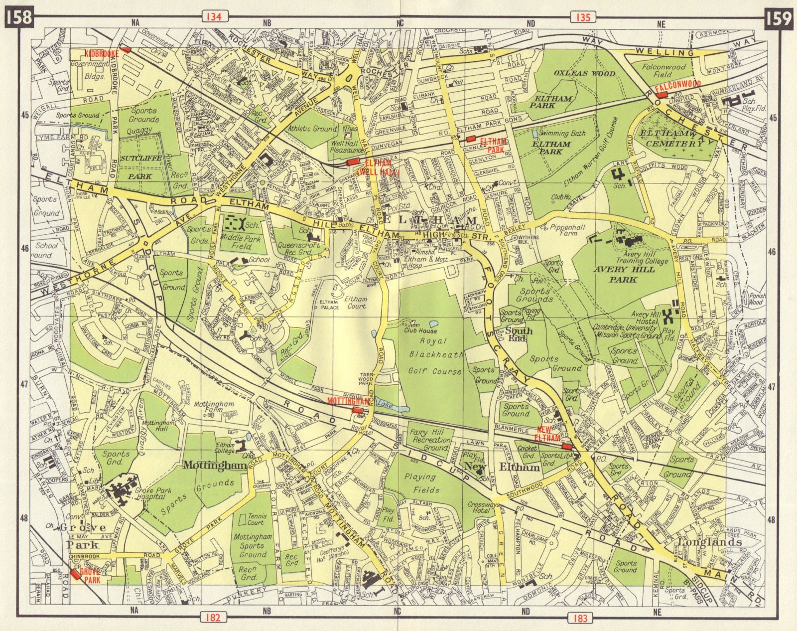 SE LONDON Mottingham Eltham Grove Park Longlands Falconwood Kidbrooke ...