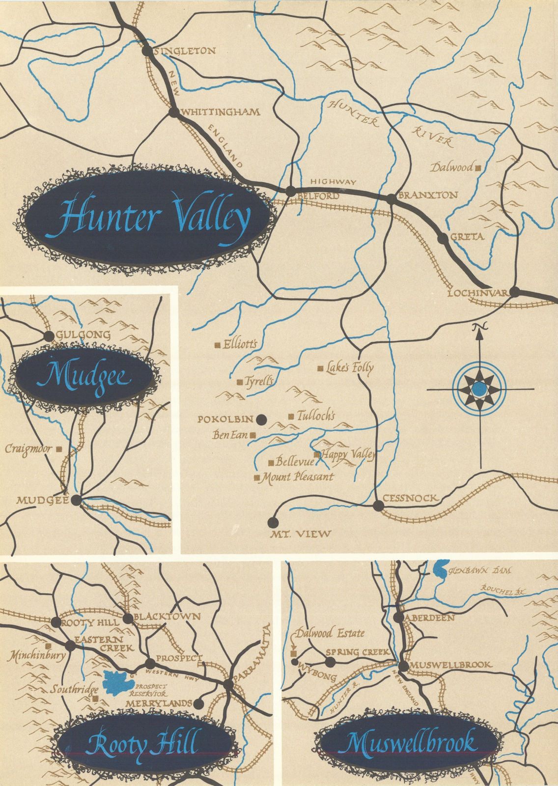 Hunter Valley Mudgee Rooty Hill Muswellbrook. New South Wales wineries ...