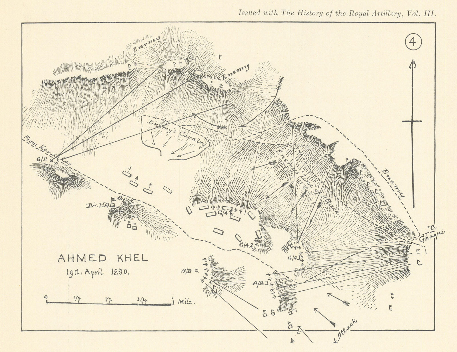 Battle of Ahmed Khel 1880. 2nd Anglo-Afghan War. Royal Artillery 1937 ...