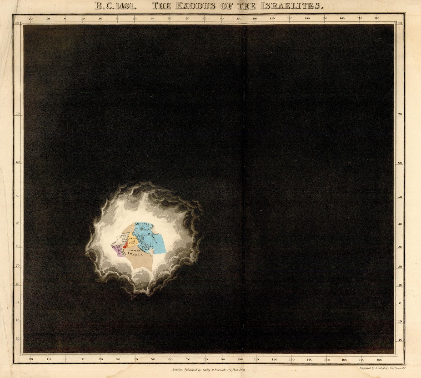 Known World in 1491 BC—Exodus of the Israelites—Fog-of-ignorance map ...
