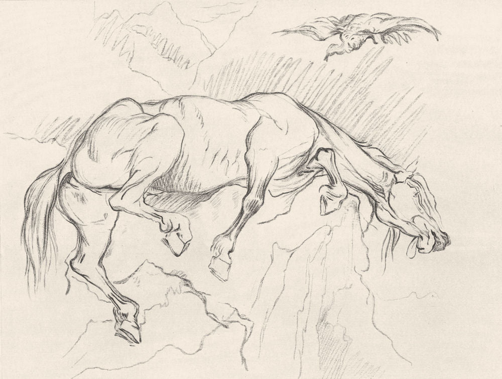 HORSES. Example 8-Landseer c1880 old antique vintage print picture ...