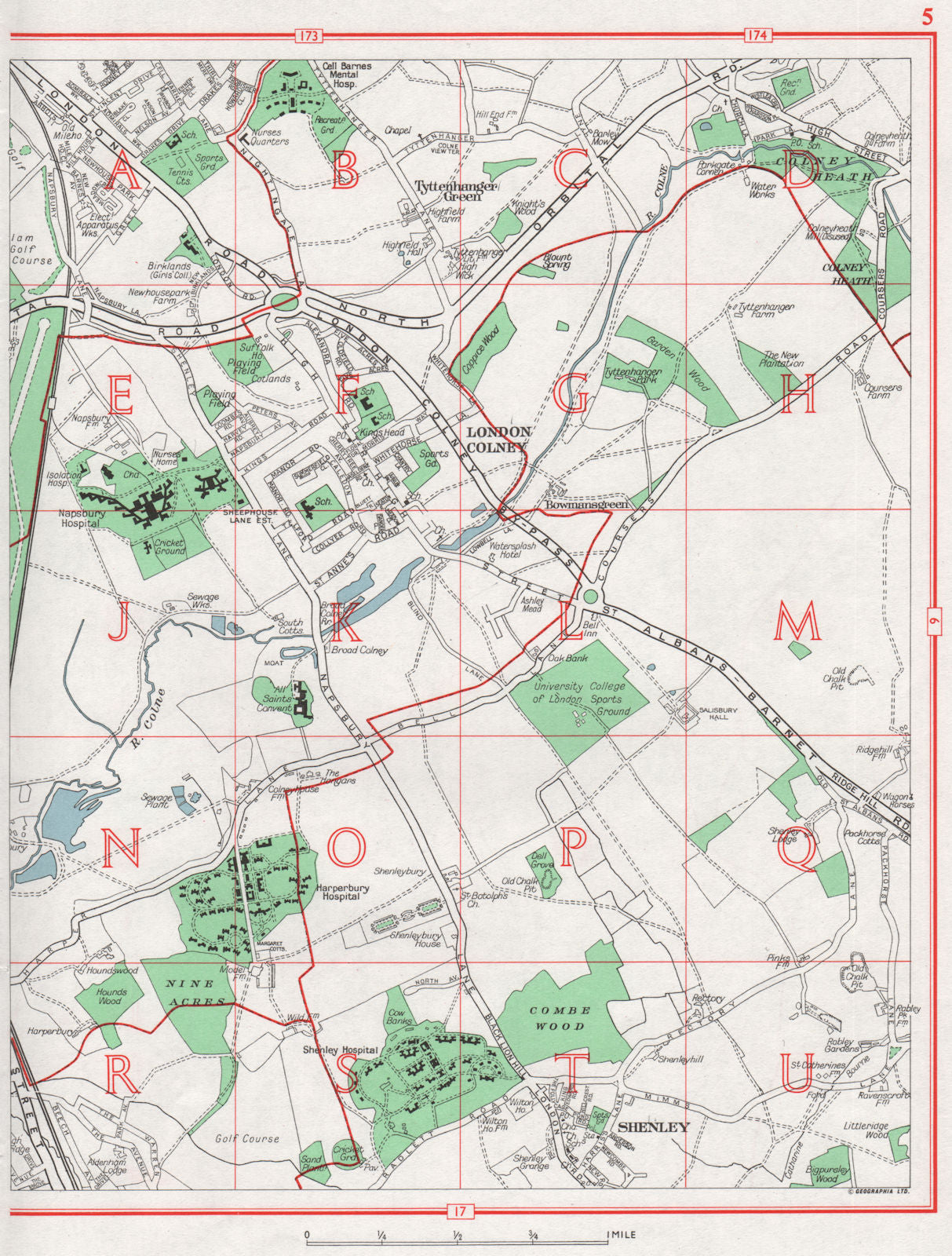 LONDON COLNEY. St Albans Shenley Tyttenhanger Green Colney Heath. Herts ...