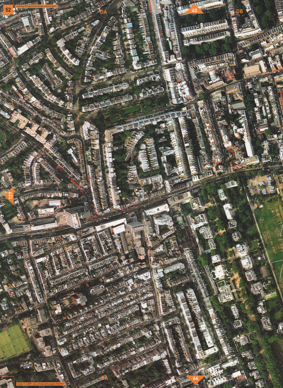 NOTTING HILL GATE W8 W11 W2. Bayswater Kensington Church Street 2000 ...