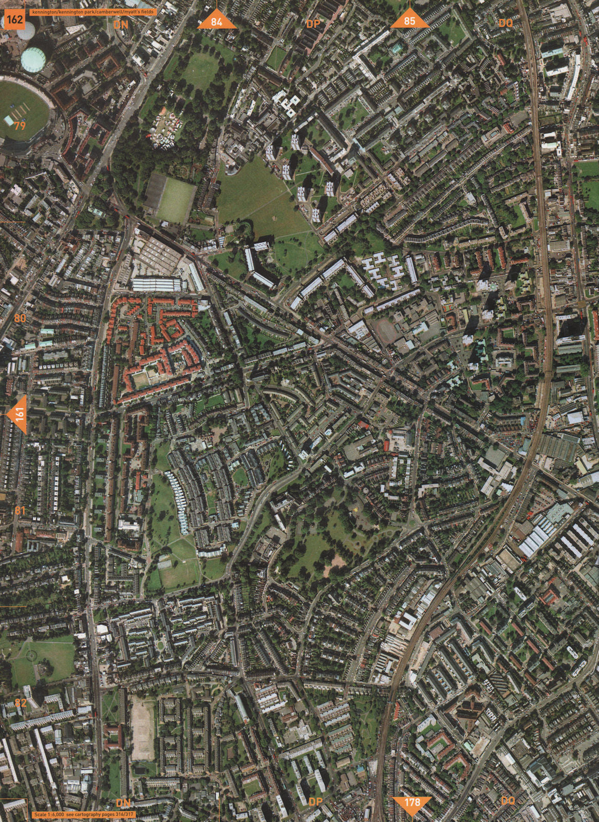 KENNINGTON SW9 SE5 SE11 SE17. Kennington Park Camberwell Myatt's Fields ...