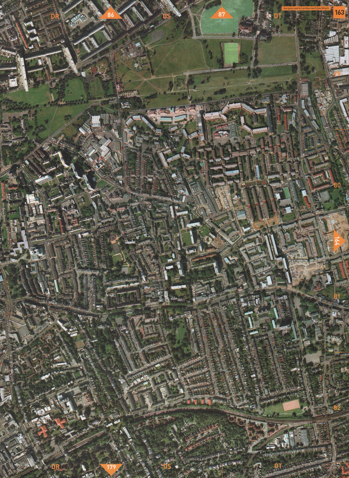 CAMBERWELL SE5 SE15 SE17. Burgess Park Camberwell Peckham Denmark Hill ...