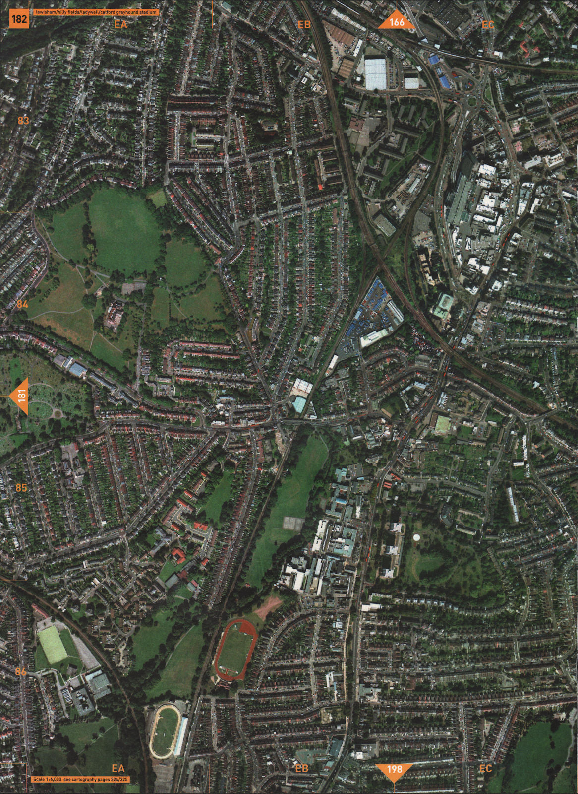 LEWISHAM SE13 SE4 SE6. Hilly Fields Ladywell Catford Greyhound Stadium ...