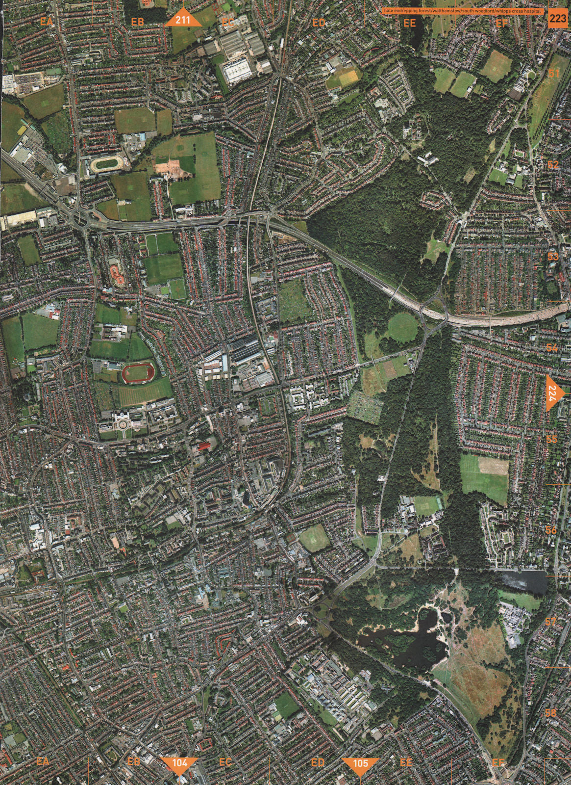 WALTHAMSTOW E17 E4 E18 E11.Hill End Epping Forest Woodford Whipps Cross ...