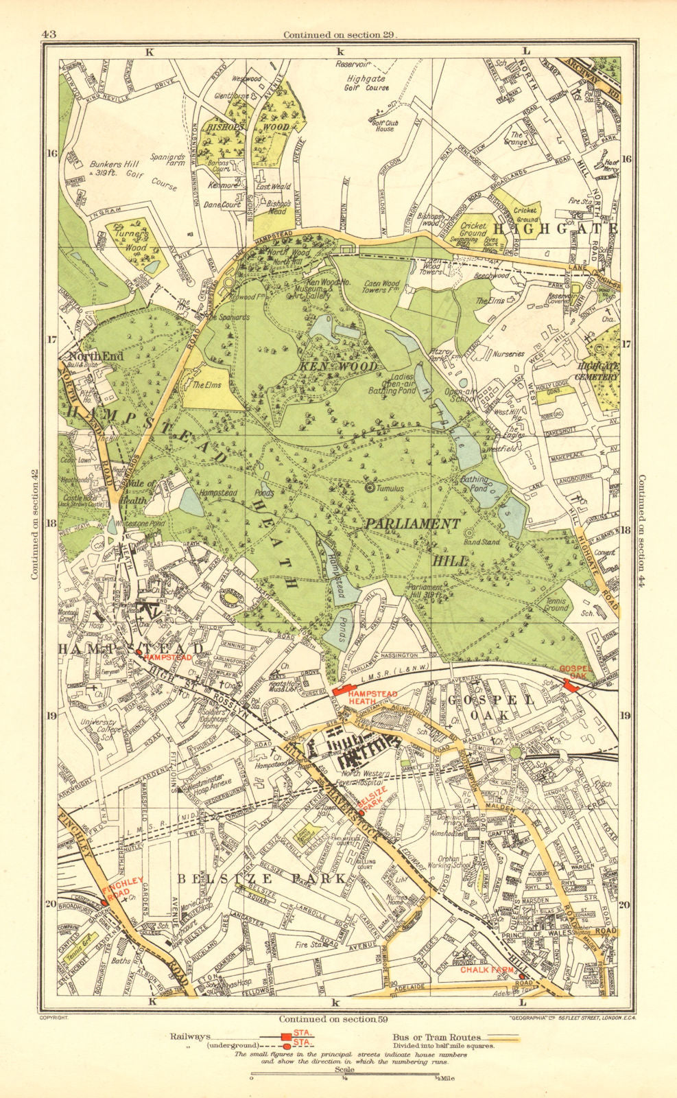 HAMPSTEAD. Belsize Park Gospel Oak Highgate Gospel Oak Parliament Hill ...
