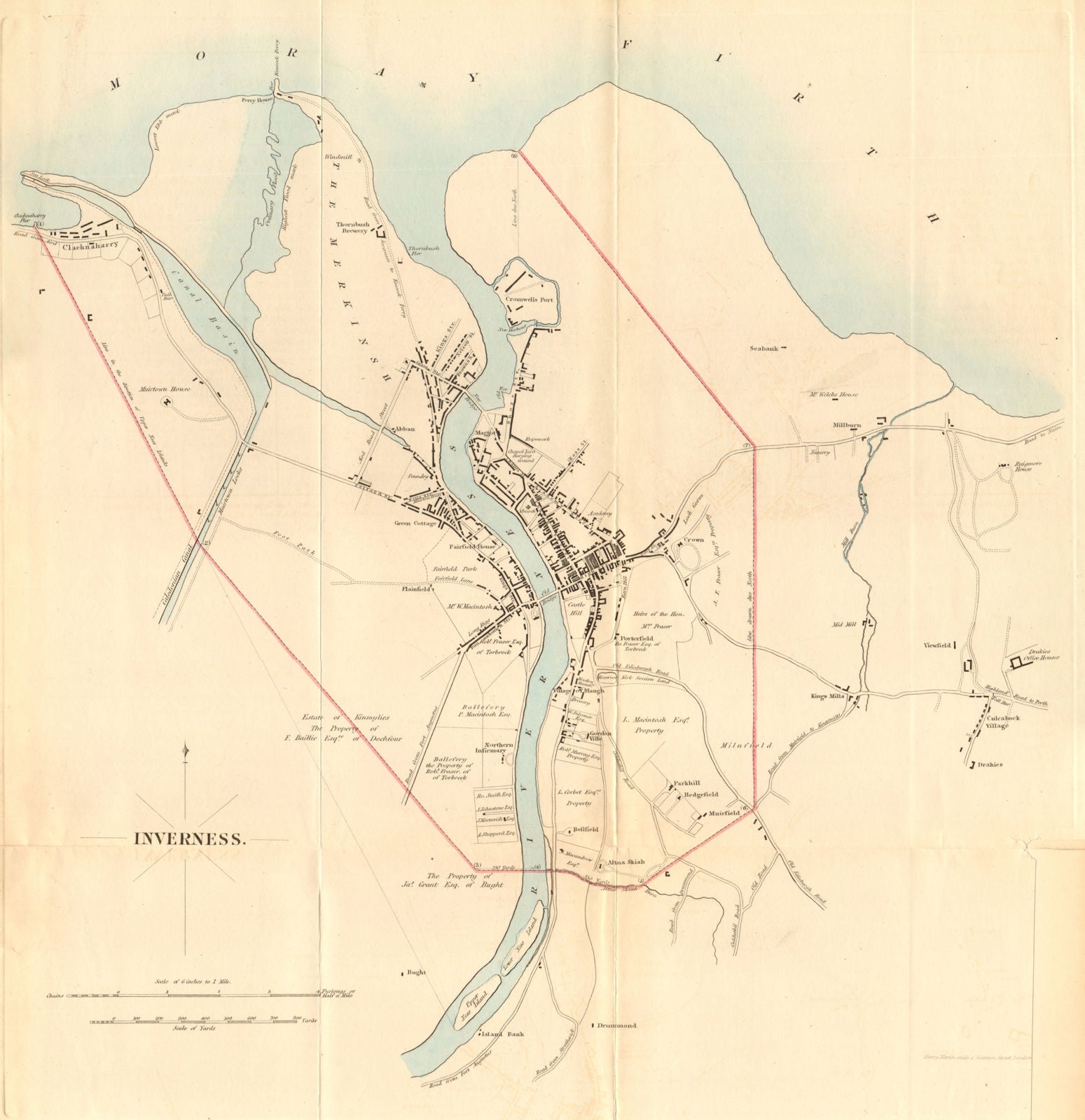 INVERNESS borough/town plan for the REFORM ACT. Clachnaharry. DAWSON ...