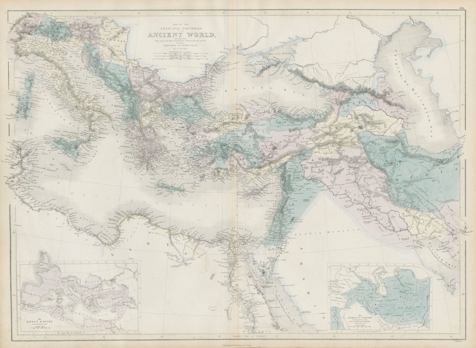Countries of the Ancient World… from the Alps… to Persepolis. HUGHES ...