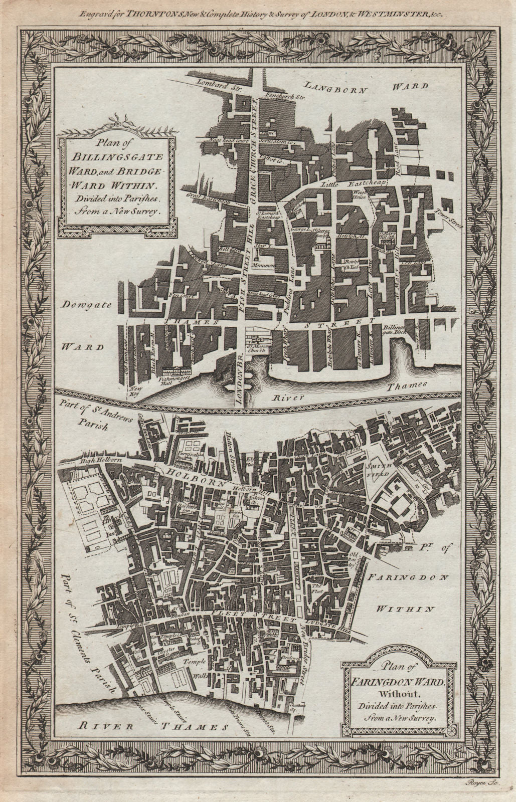 Billingsgate Bridge Within Farringdon W/out Wards. City/London THORNTON ...