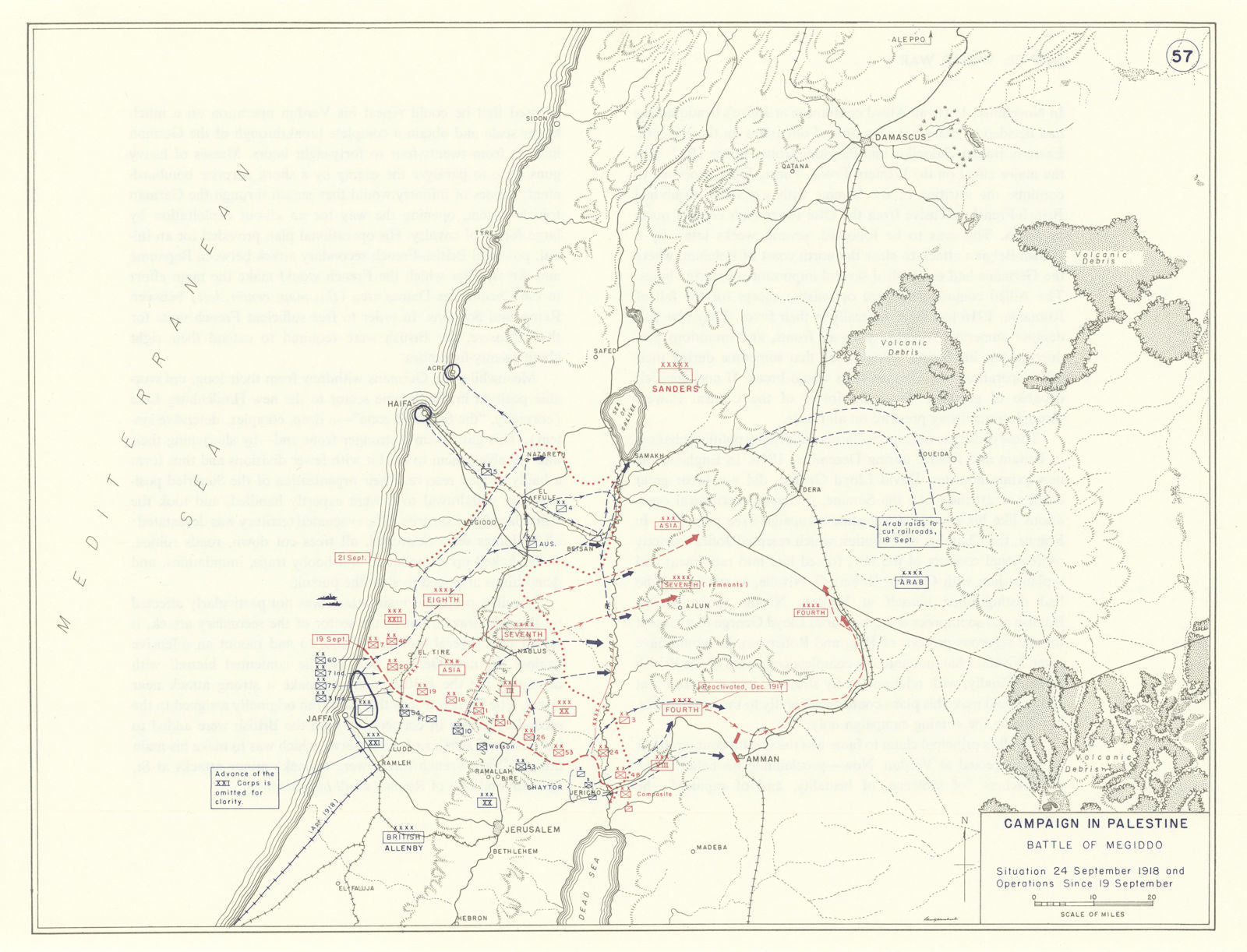 World War 1 Palestine Campaign. 19-24 September Battle of Megiddo 1959 ...