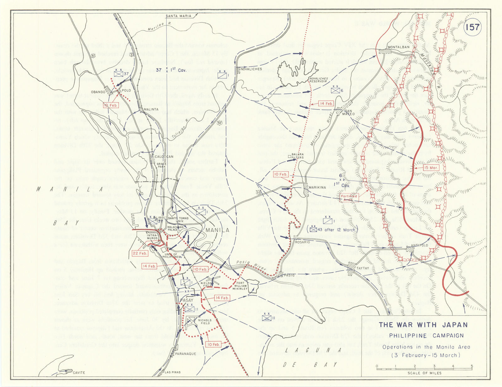 World War 2. Philippine Campaign. 3 Feb-15 March 1945 Manila area Ops ...