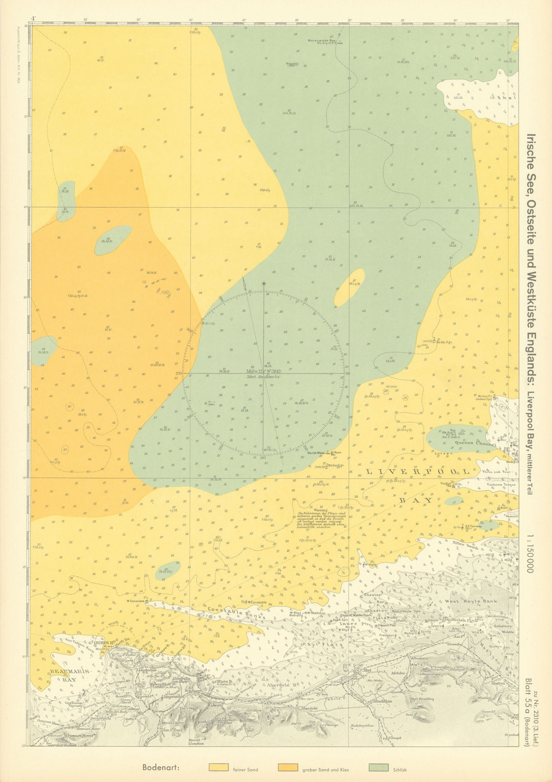 55a. North Wales coast. Rhyl Llandudno Denbighshire. KRIEGSMARINE Nazi ...