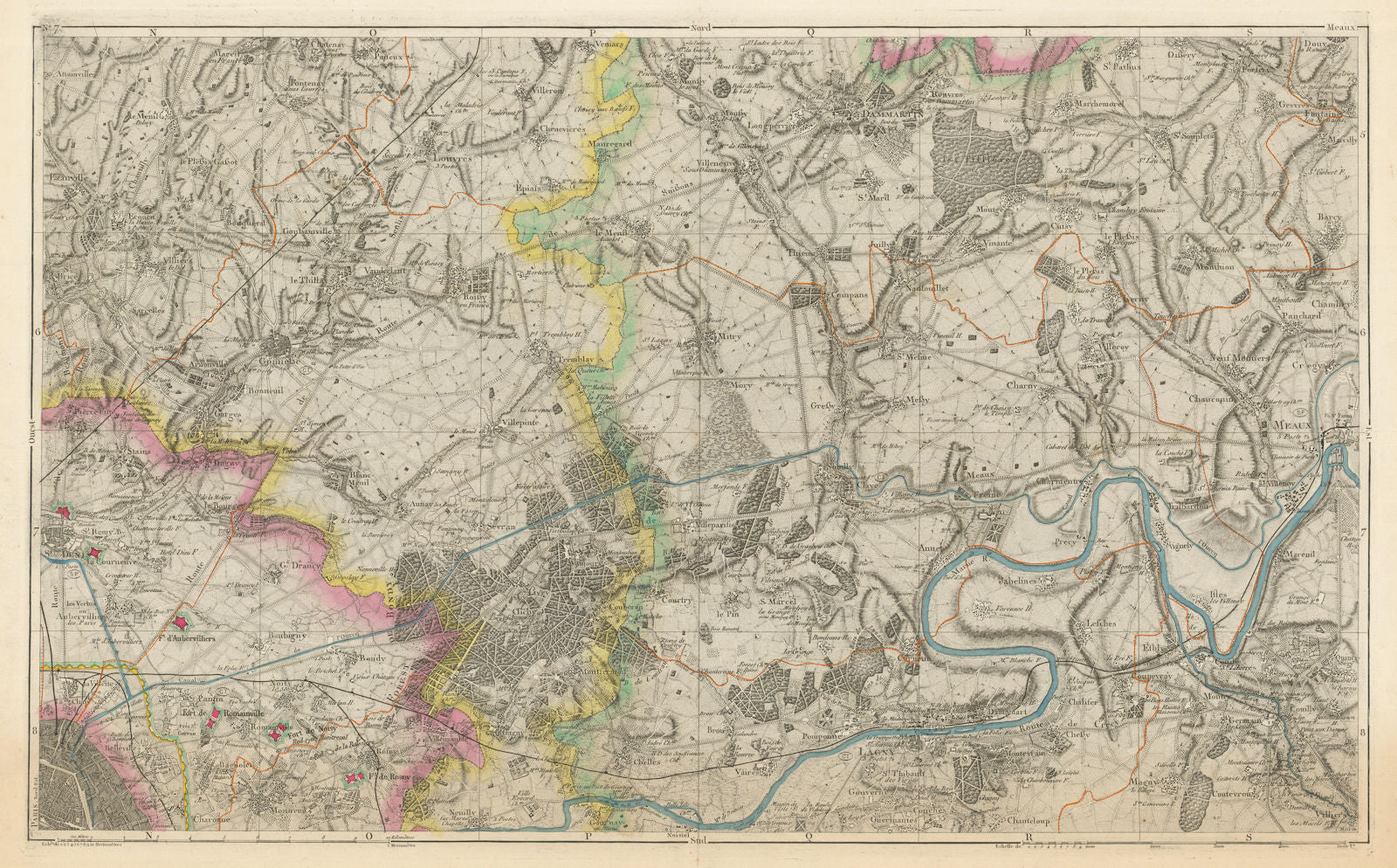 NE Paris—Seine-et-Marne/Saint-Denis—Val-d'Oise. Montreuil Lagny Meaux ...