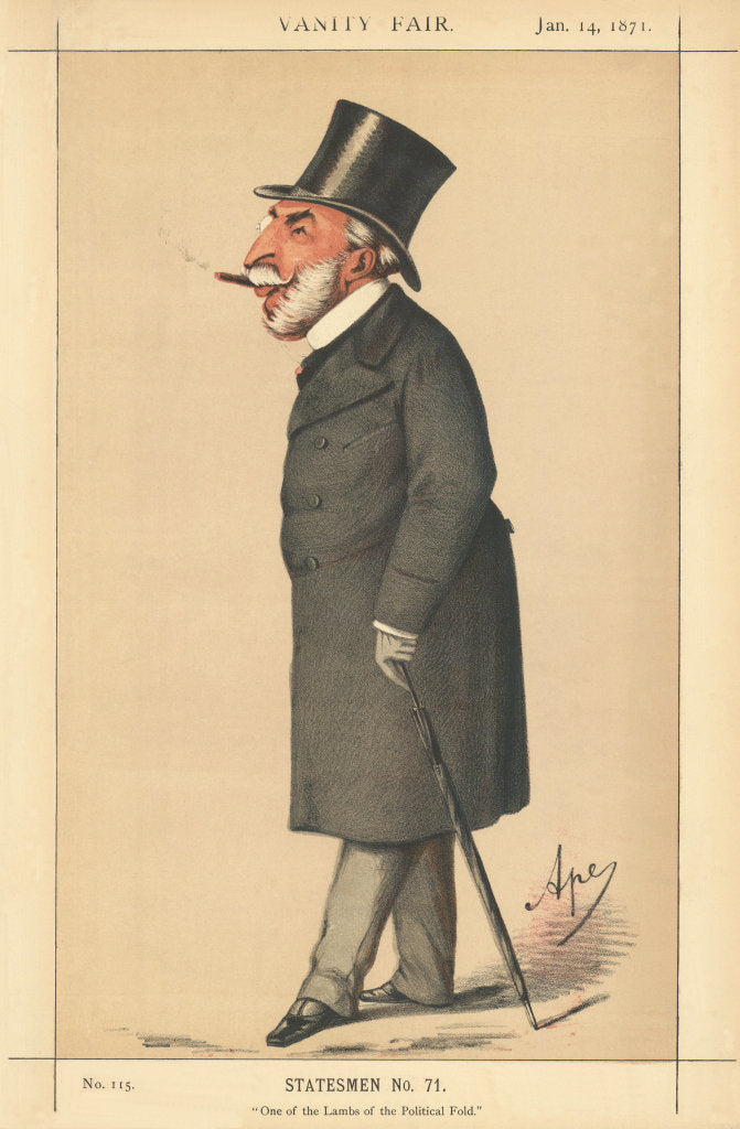 VANITY FAIR SPY CARTOON Count Rudolph Apponyi 'One of the lambs ...