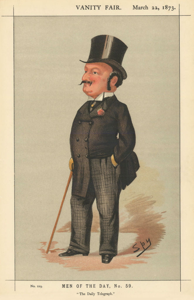 VANITY FAIR SPY CARTOON Edward Levy 'The Daily Telegraph' Newspapers ...