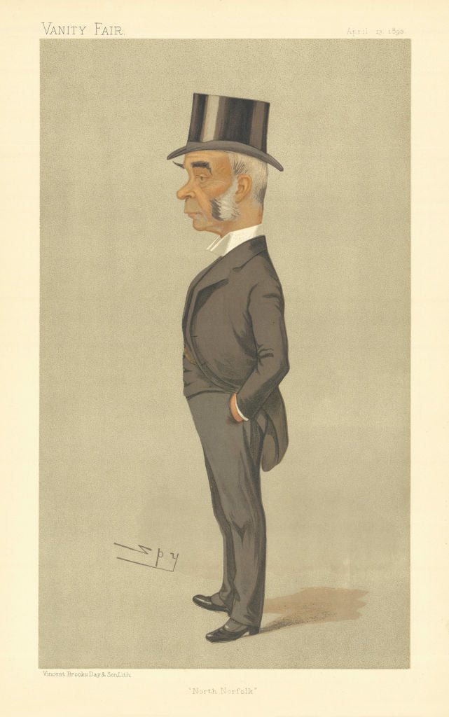 VANITY FAIR SPY CARTOON Herbert Cozens-Hardy 'North Norfolk' MP 1893 ...