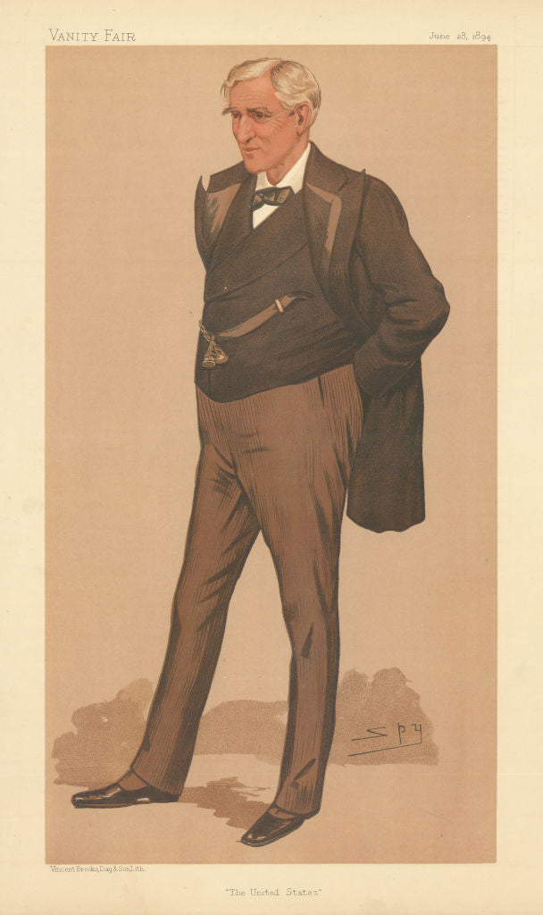VANITY FAIR SPY CARTOON Thomas Francis Bayard 'The United States' USA ...
