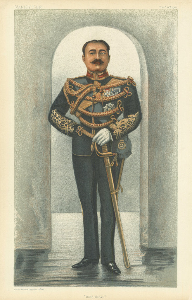 VANITY FAIR SPY CARTOON Nripendra Narayan, Maharajah of 'Cuch Behar ...