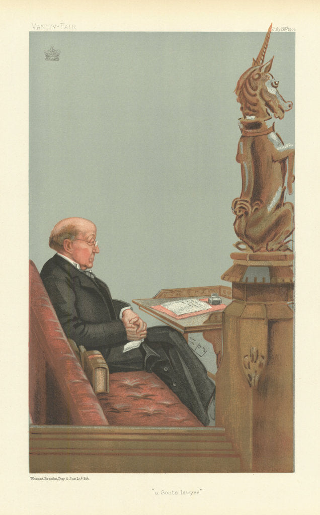 VANITY FAIR SPY CARTOON Baron Alexander Burns Shand 'a Scots lawyer ...