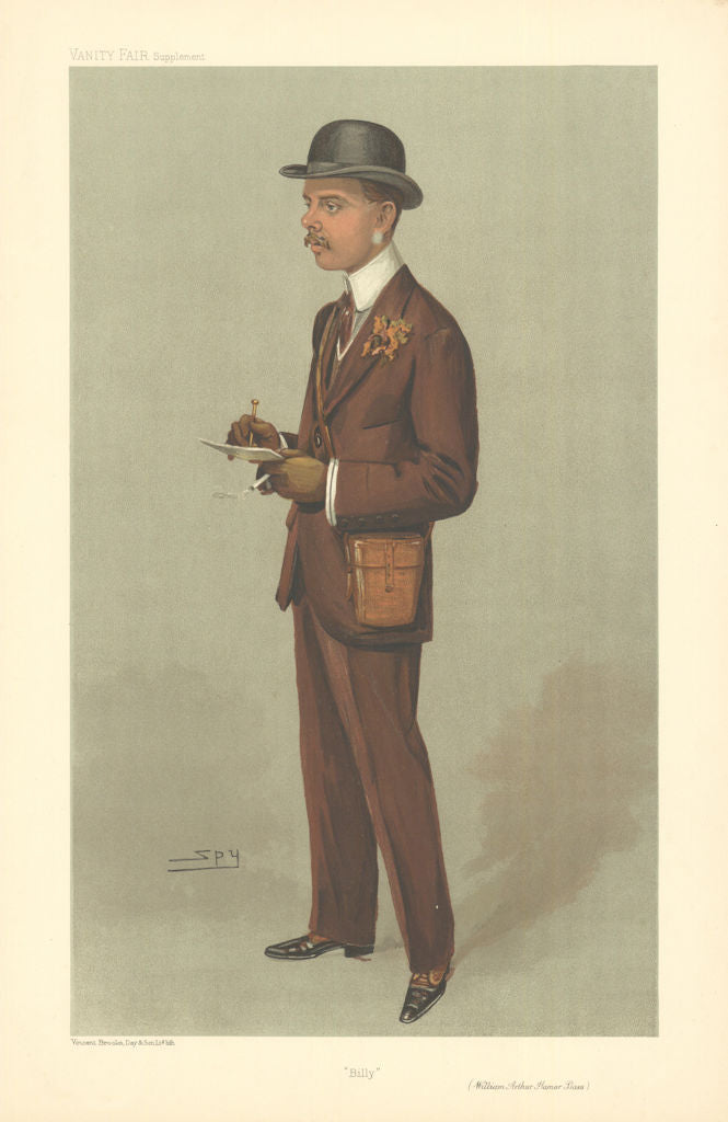 VANITY FAIR SPY CARTOON William Arthur Hamar Bass 'Billy' Beer brewing ...