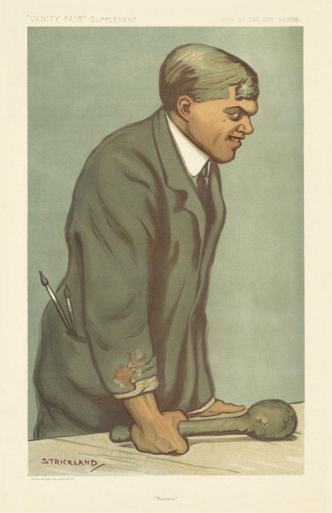 VANITY FAIR SPY CARTOON John Hassall 'Posters' Illustrator. By ...